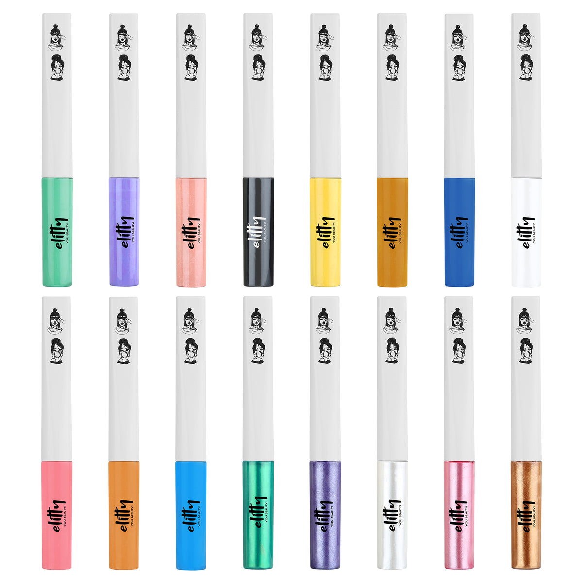 Elitty Eye Gotta Feeling - All That Colour Combo - Pack of 16 | Elitty ...